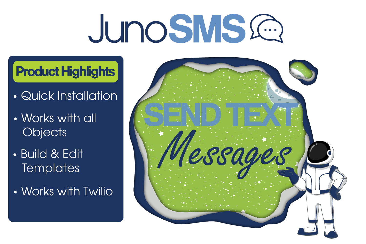 Send SMS Text Messages on Salesforce using JunoSMS